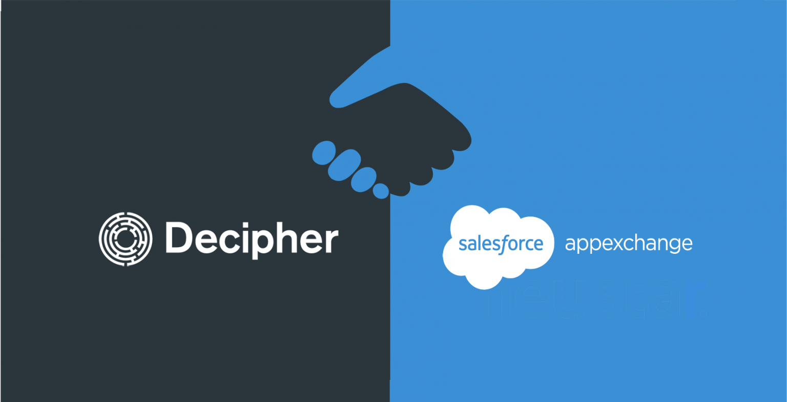 Decipher Partners with Salesforce and Launches New App in AppExchange ...